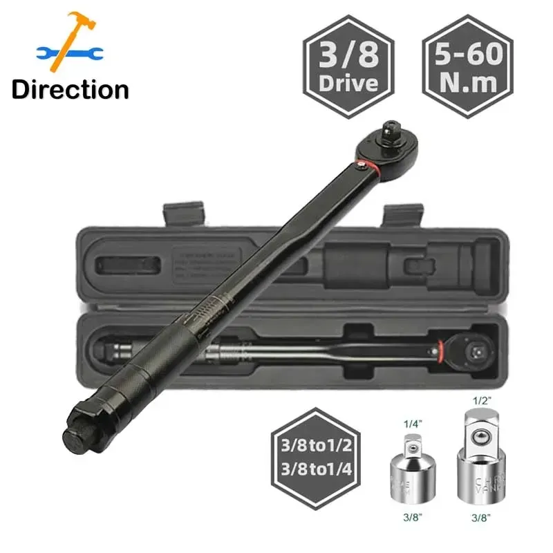 Square Drive Torque torque wrench - 5-60N.m Torquets, 3/8'' Width, Two ...