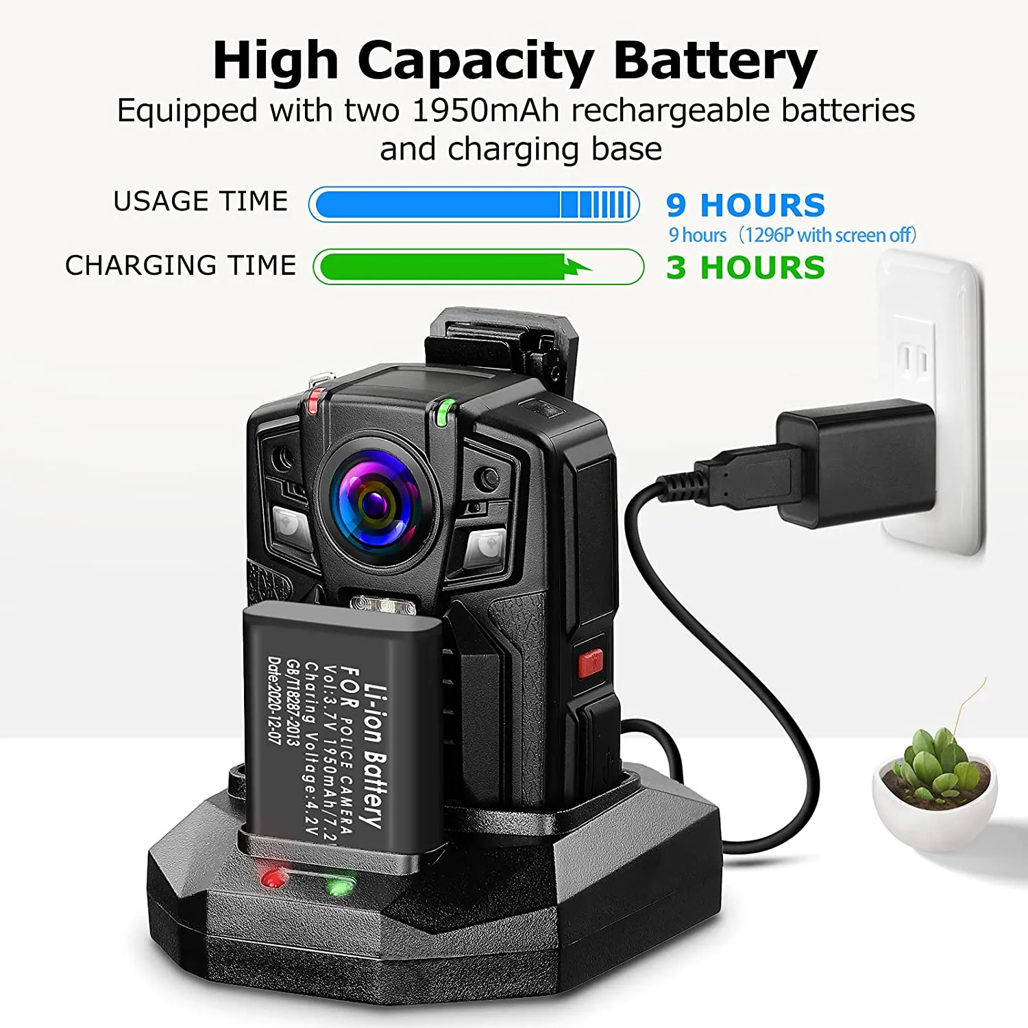 DHgate.com:BOBLOV Waterproof Body Camera HD66/D7 2K 1440P with Base ...