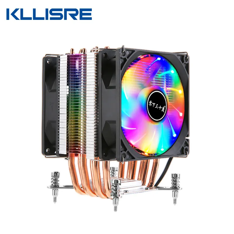 LGA 2011 Cooler With 4 Pin PC Fan CPU Radiator Fan With 4 Heat Pipes ...