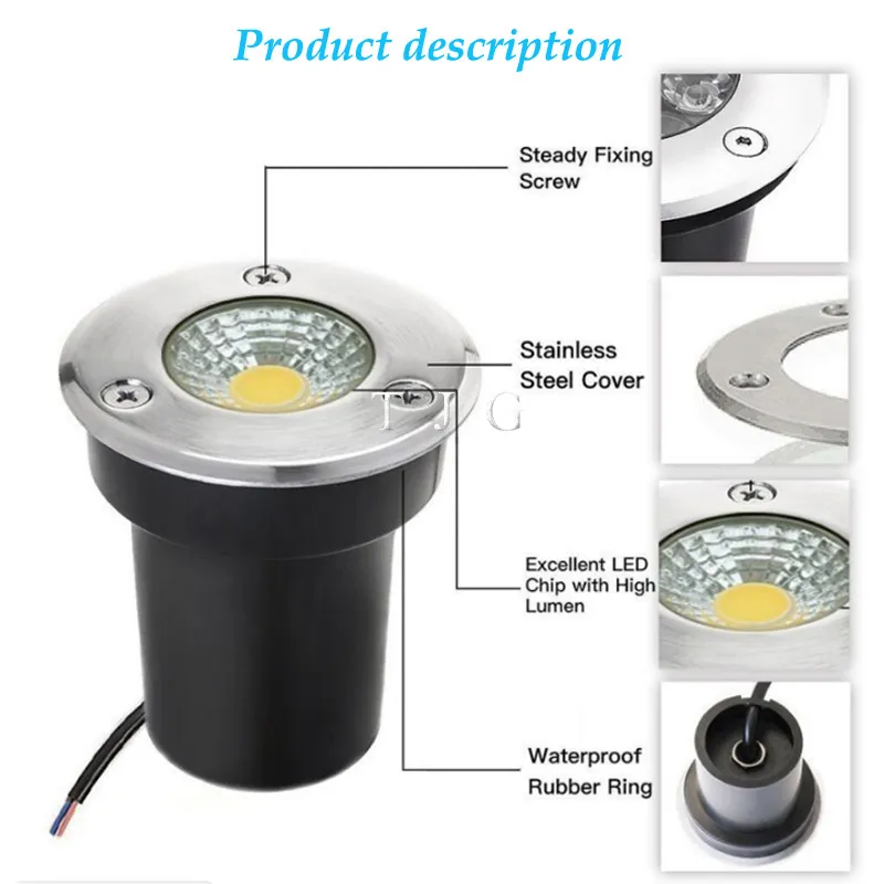 DHgate.com:Waterproof COB LED Underground Light - 5W to 20W Power ...