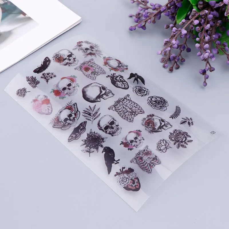 Translucent UV Epoxy Resin Filler Stickers | Floral, Animal, Landscape ...