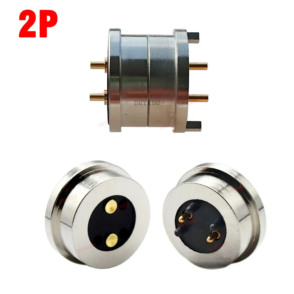 Wholesale Spring Loaded Magnetic Pogo Pin Connector 2 4 5 Pin Circular ...