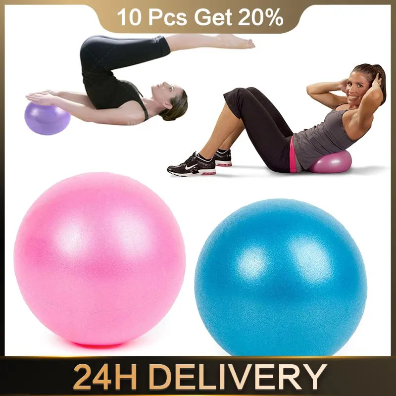 Anti-Burst Yoga Ball - Small Exercise Stability Ball for Home Gym ...