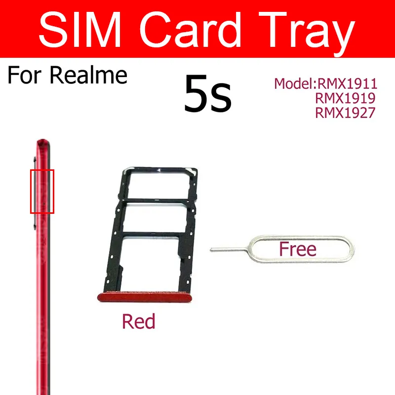 Sim Card Trays: Dual Sim Card Slot Holder Replacement, SD Card Adaptor ...