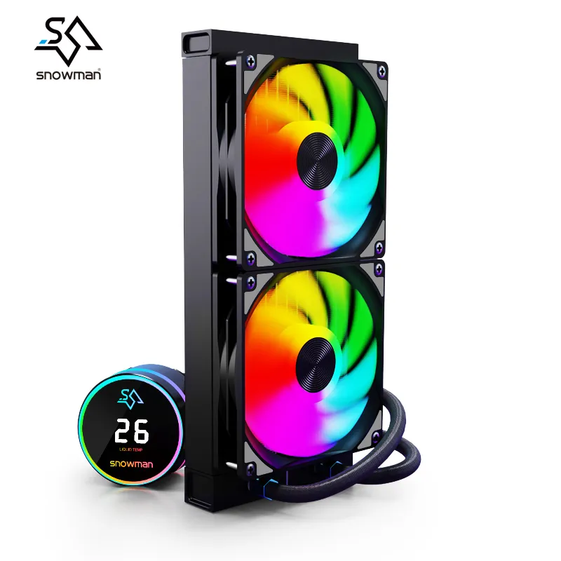 DHgate.com:SNOWMAN RGB ARGB CPU Liquid Cooling System, 240mm CPU Water ...