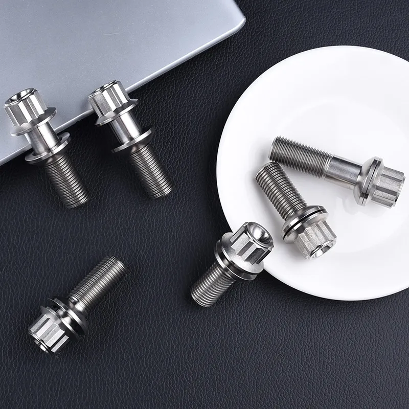 DHgate.com:4/20PCS GR5 titanium alloy wheel bolts, anti-theft bolts ...