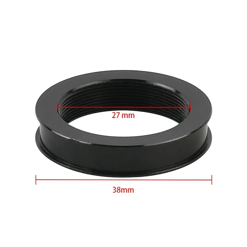 38mm to 27.2mm Stereo Microscope Camera Mount Adapter Black Metal ...
