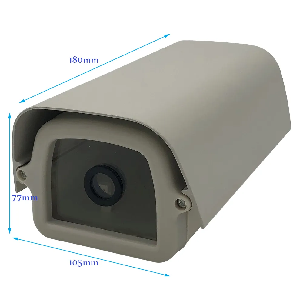 Indoor/Outdoor Mini CCTV Camera Housing: Aluminum and Plastic Bracket ...