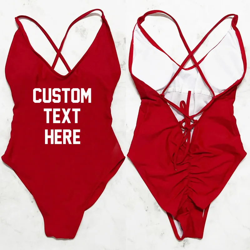 Designer One Piece Swimwear: Customizable Women's One Piece Bathing ...