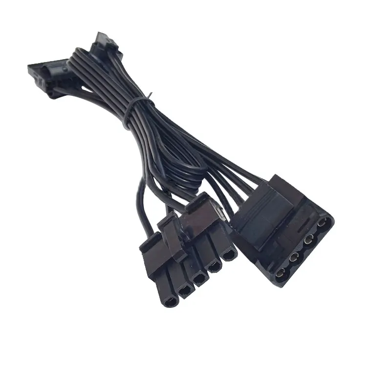 Modular Power Supply Cables, 5Pin To SATA & Large 4P IDE Molex Adapter ...
