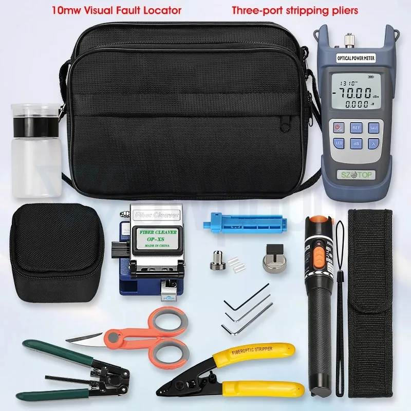 Optical Cable Tester And Fiber Optic Cable Cutter Tool Kit With Visual ...