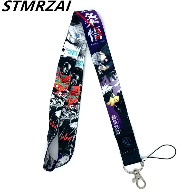 Jujutsu Kaisen Gojo Satoru naruto keychain Lanyard - Anime Neck Strap ...