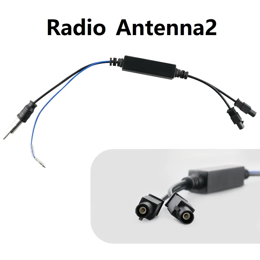 FAKRA RF Radio Antenna Adapter Converter Cable With Amplifier For Audi VW Benz Car Multimedia Player Single Or Dual Head From Ddmyapr 10.45 DHgate.Com