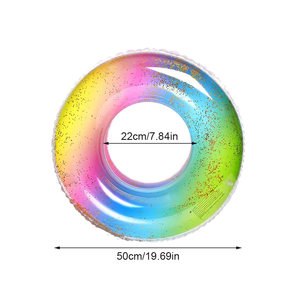 DHgate.com:Glitter Sparkle Kids Swim Ring | Inflatable Pool Tube for ...