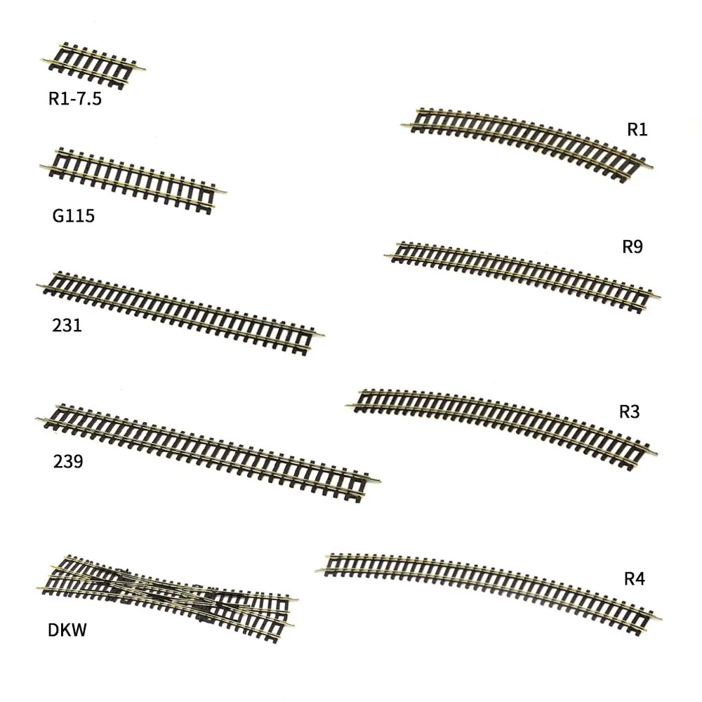 DHgate.com:HO Scale 1:87 Train Track Model Railway Scene Layout DIY ...