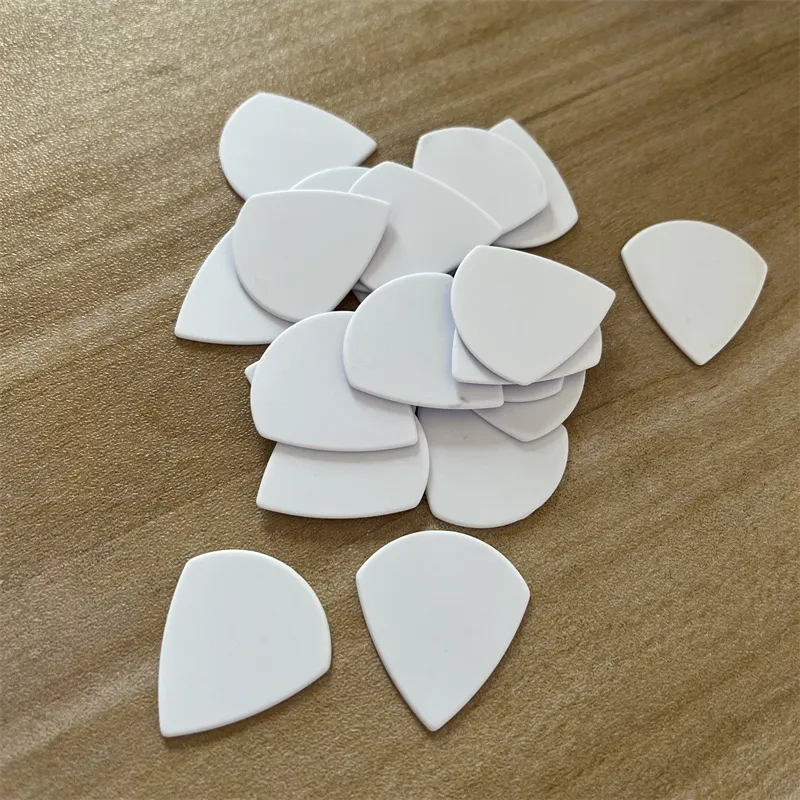 Delrin Jazz Guitar Picks | XL Size, 100-Pack | Premium Black and White ...