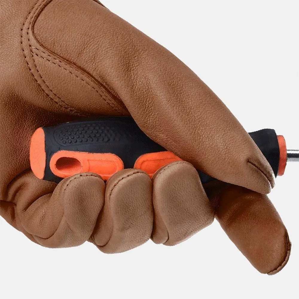 Breathable Leather Gardening Gloves for Safety and Comfort While ...