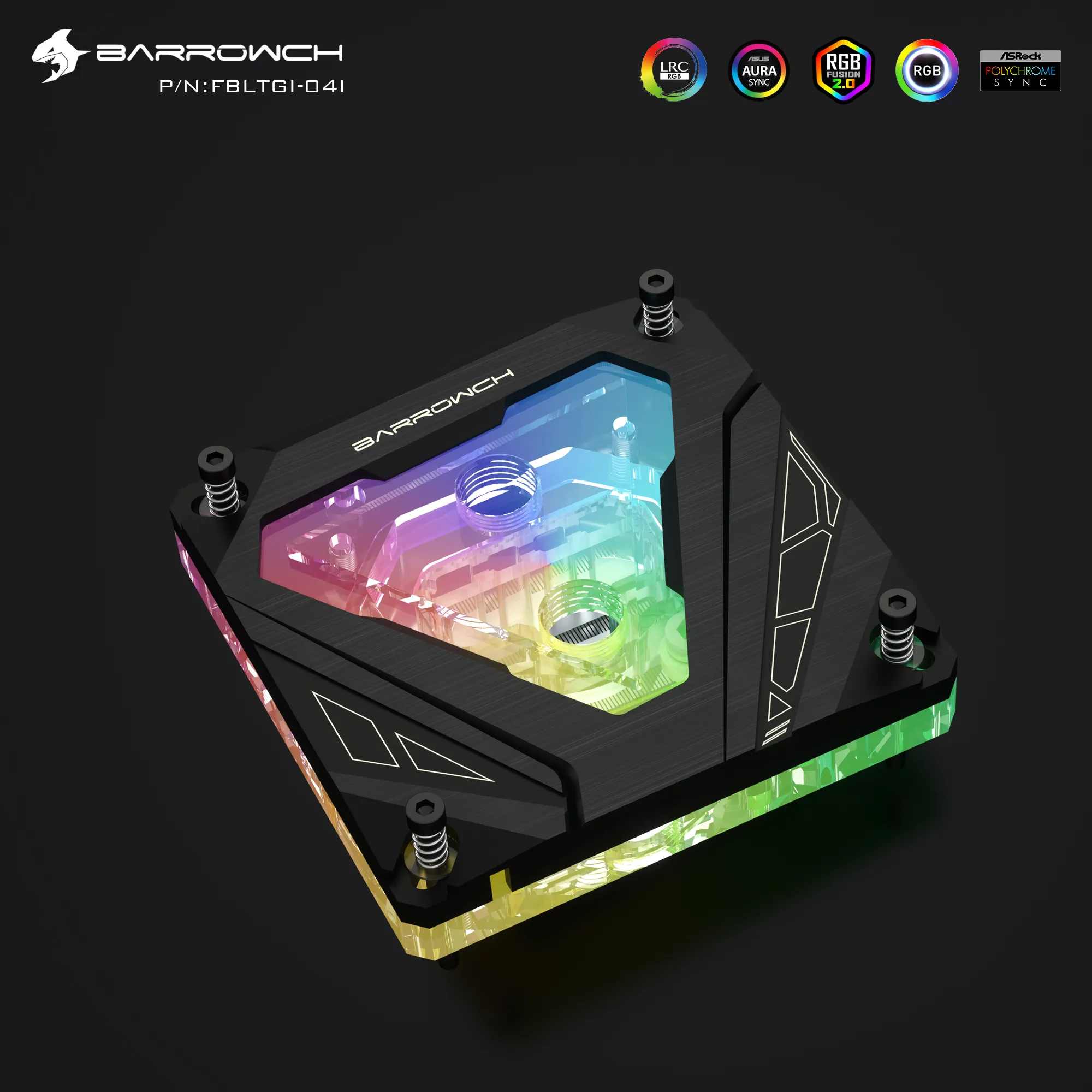 Barrowch CPU Water Block: Intel LGA 1700/115X/X99/X299 Liquid Cooling ...