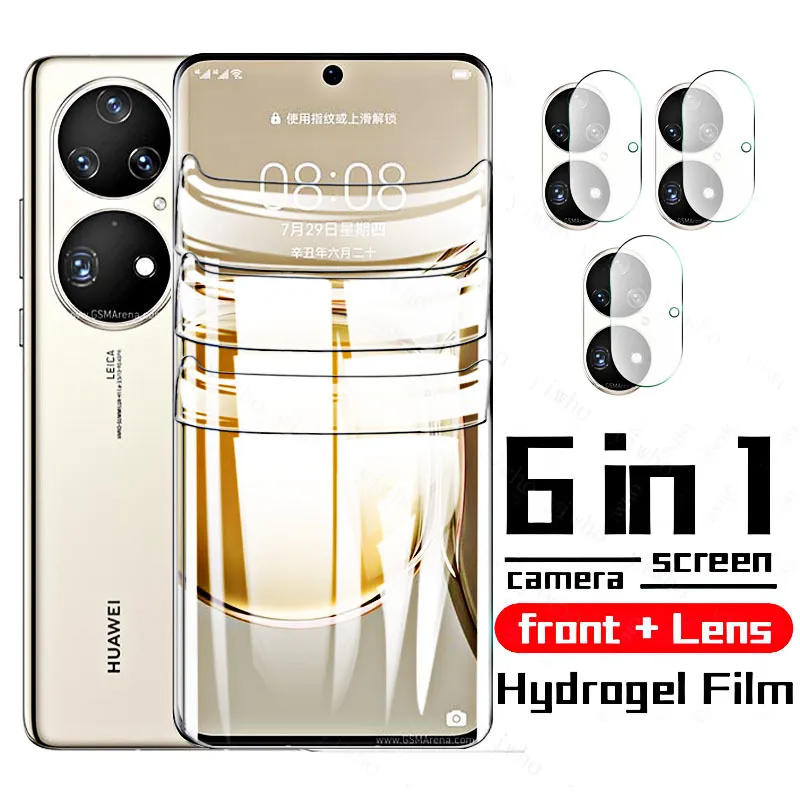 Full Coverage ProtectionHydrogel Film Front Back Screen Protector Film ...
