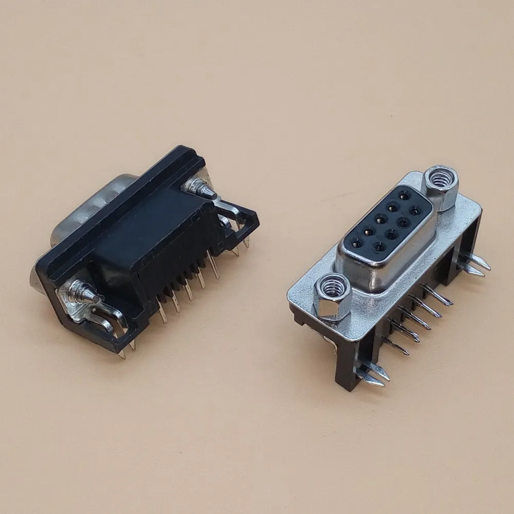 9Pin To USB Serial Port Connector Kit: DR9 Female Male PCB Mount Right ...