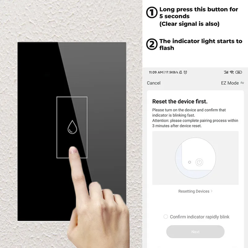 DHgate.com:"Tuya 20A Smart Glass Panel Water Heater Boiler Switch ...
