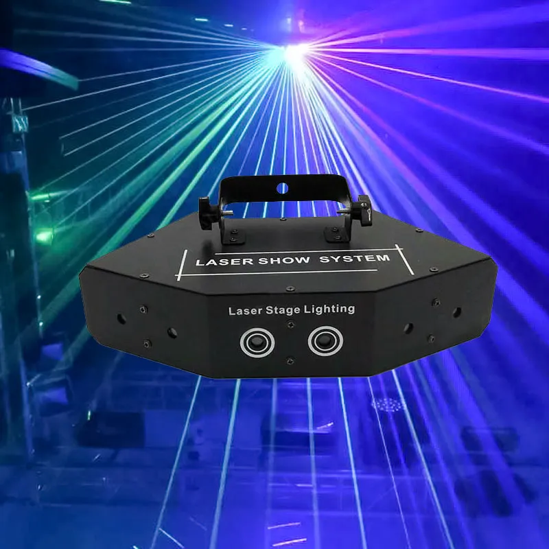Professional RGB Laser Light 6 Eyes Laster Light DMX Stage Light For ...