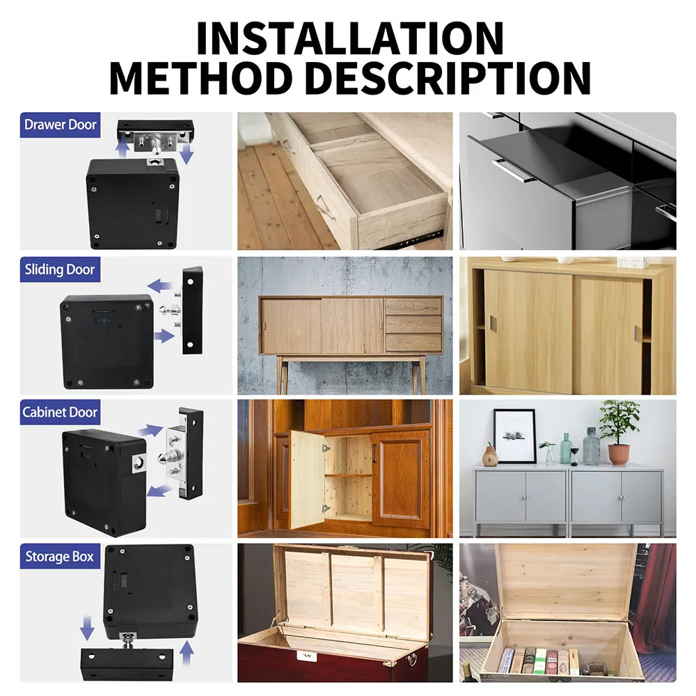 DHgate.com:RFID Hidden Cabinet Lock, Electronic Invisible Locks for ...