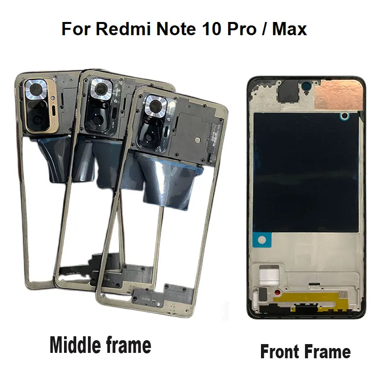 Xiaomi Redmi Note 10 Pro Max Middle Frame Replacement, Front Housing ...