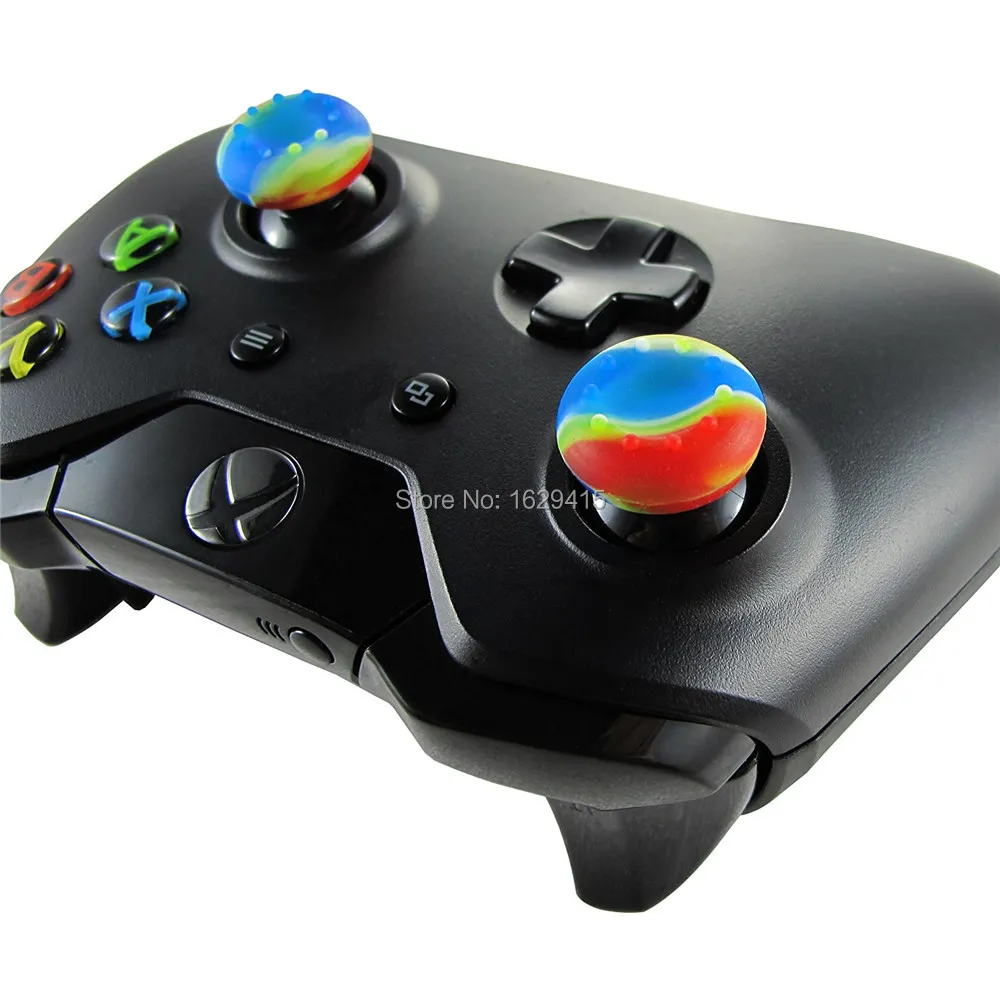 PS4 Silicone Grip Caps - 100 Pack Controller Thumbstick Joystick Caps ...