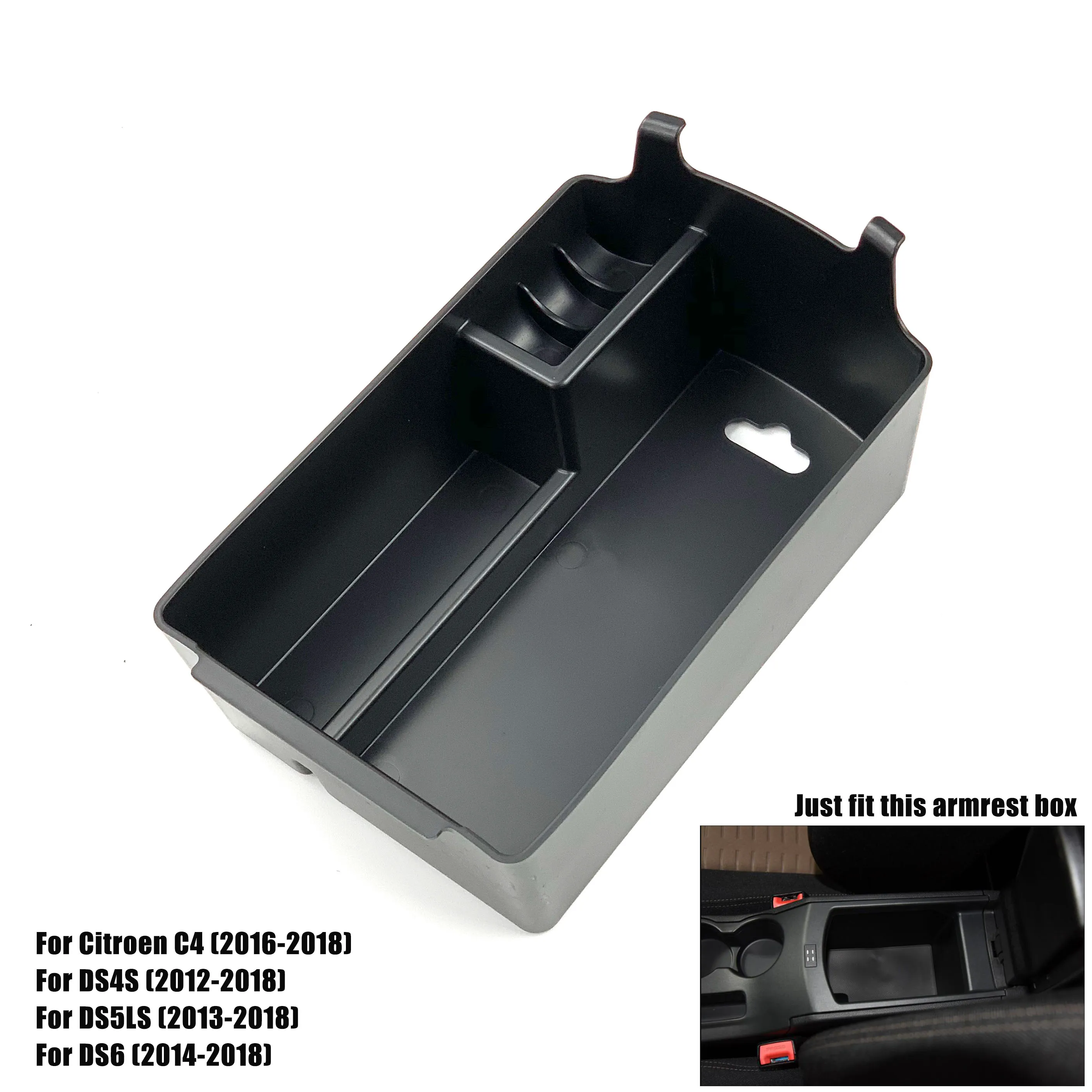 Car Armrest Storage Box for Citroen C5 Aircross C4 C5 C6 DS4S DS5LS DS6 ...