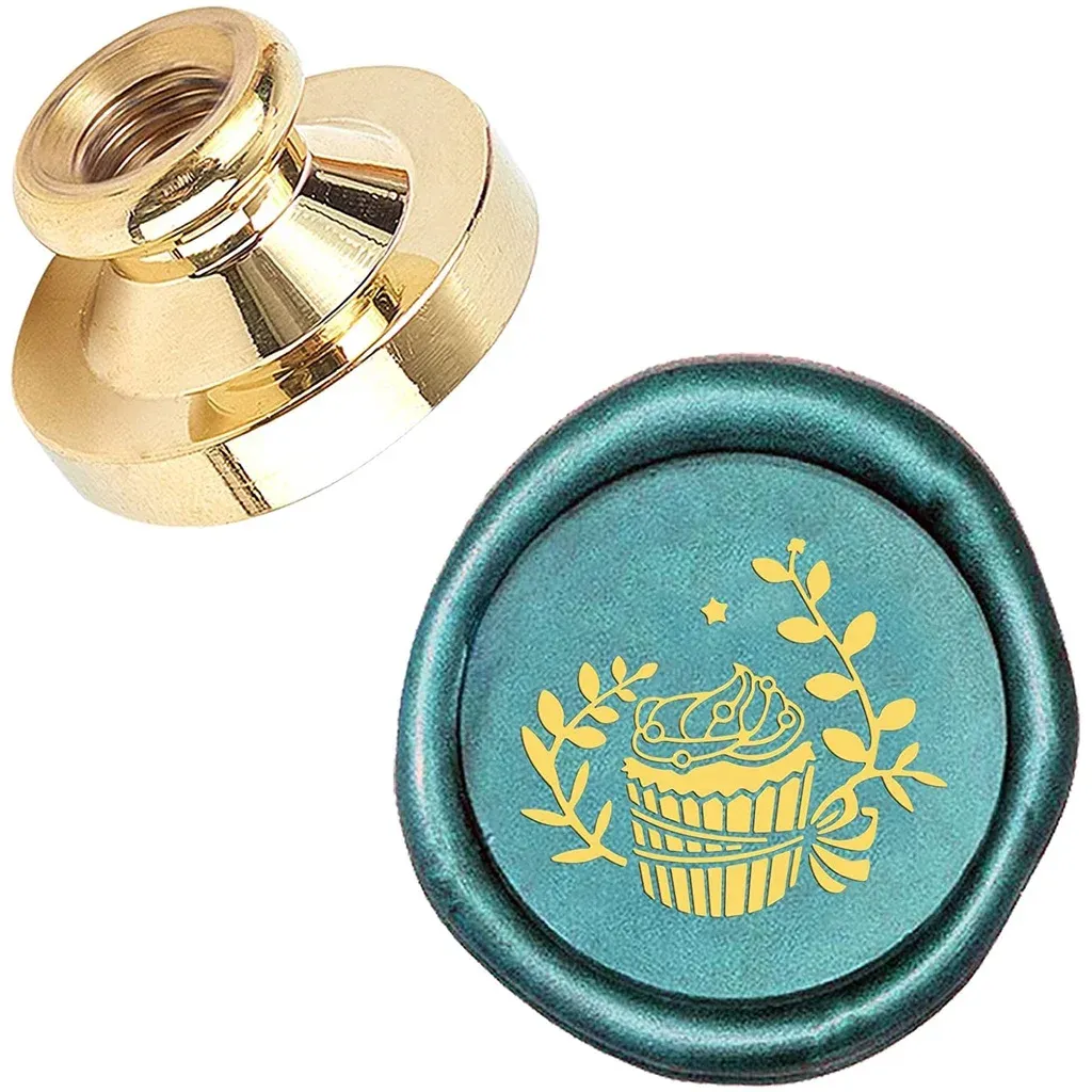 Wax Seal Stamp 25mm Brass Head Retro Sealing Stamp for Wedding ...