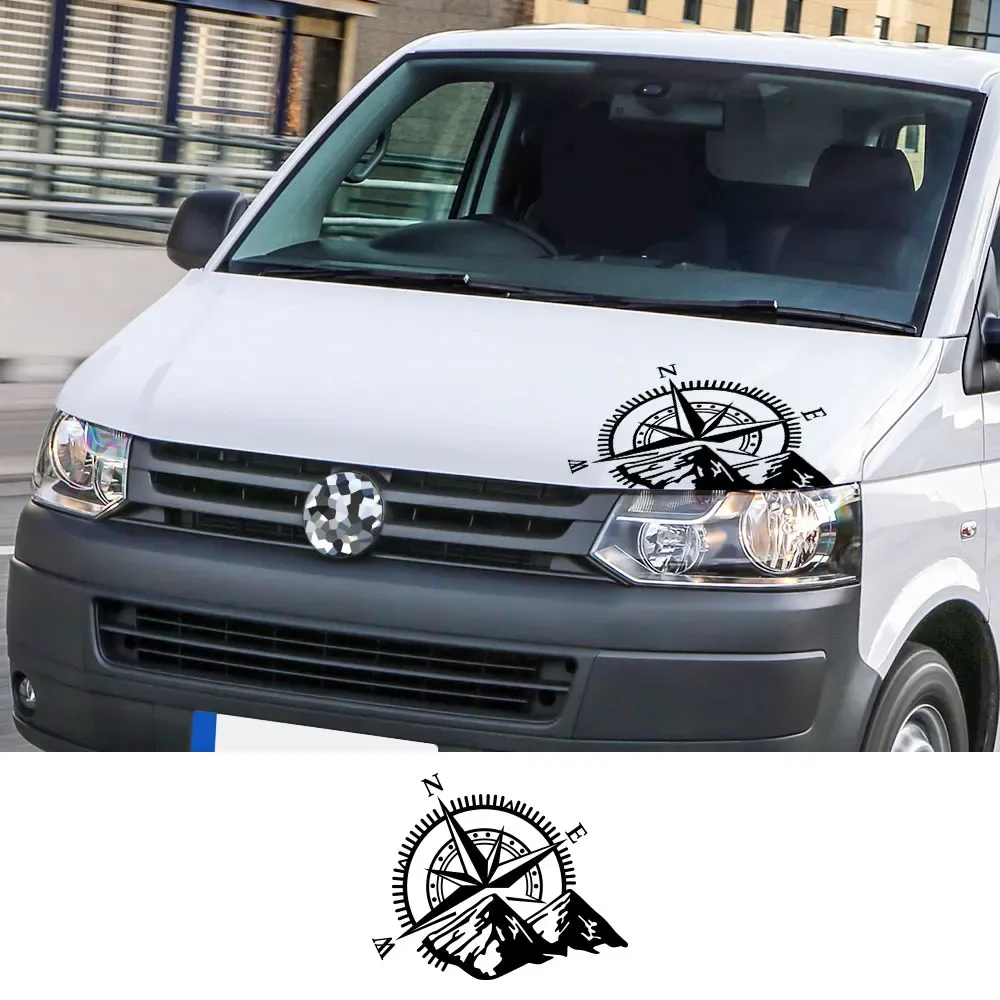 COMPASS Camper Van Car Stickers Vinyl Body Decals For Volkswagen VW ...