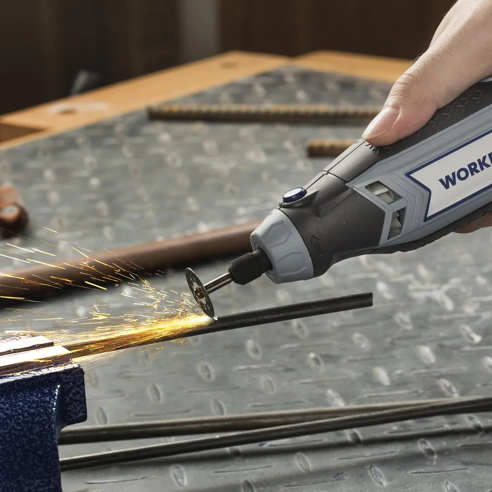 WORKPRO 20 Volt Rotary Tool Set For Dremel Mini Drill Bit Abrasive ...