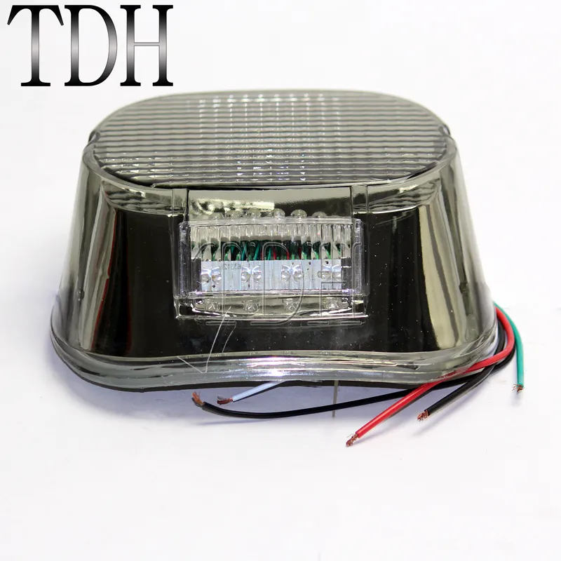 DHgate.com:Motorcycle LED Flashing Brake Tail Light Smoke/Clear Lens ...