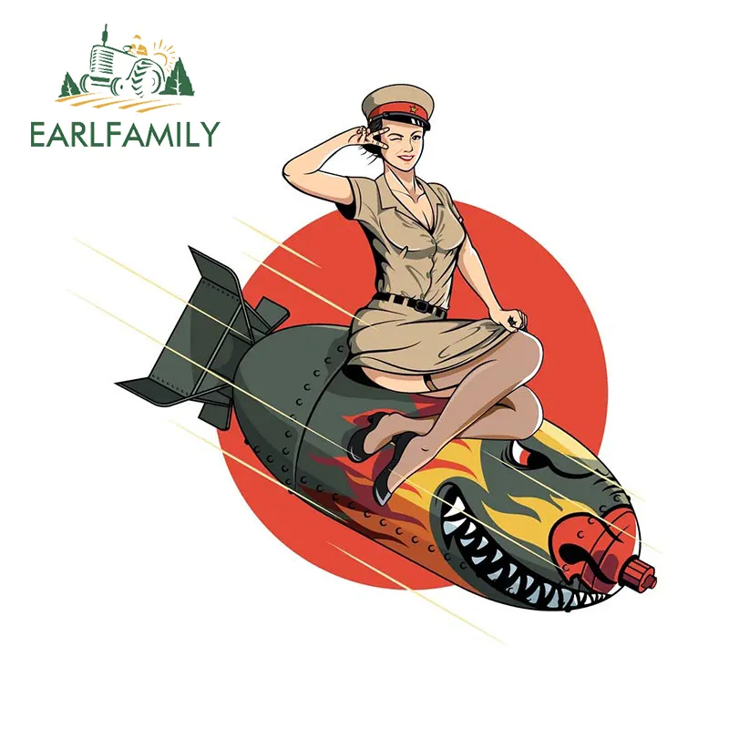 EARLFAMILY US ARMY Pin Up Wagon R Sticker Price Funny Car Styling For ...