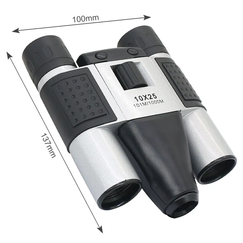 3MP 10x25 Digital Camera Binoculars with Video Recording and TF Card ...