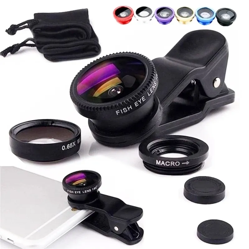 Mobile Camera Lens Kit: Fisheye, Wide Angle & Macro - Capture Stunning ...