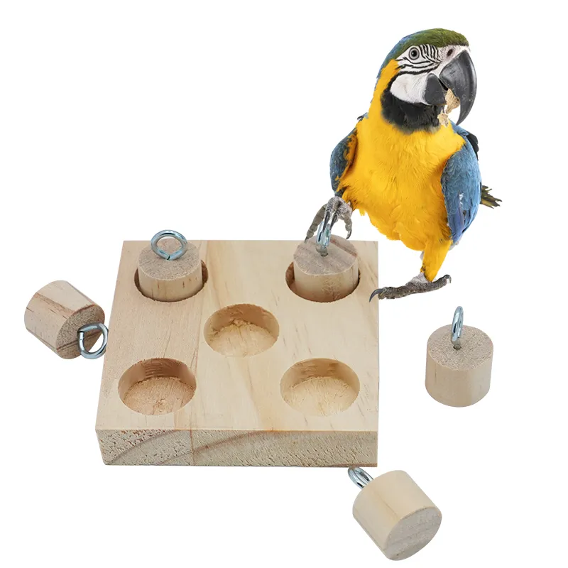 DHgate.com:5-Grid IQ Training Platform Wooden Blocks Toy Interactive ...