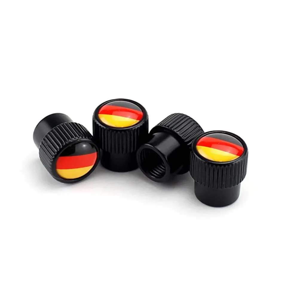 Tyre Caps Round Car Wheel Tire Valve Stem Air Covers Airtight for Jeep ...