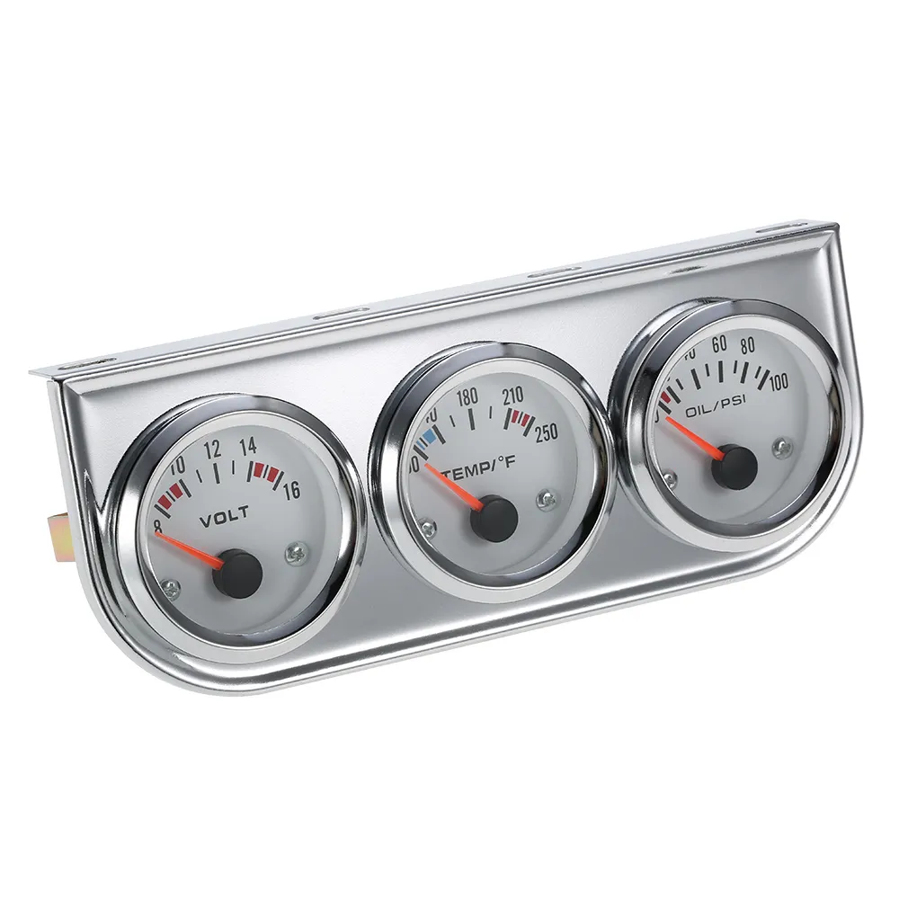 DHgate.com:52MM Oil Pressure Celsius Water Temperature Gauge Voltmeter ...