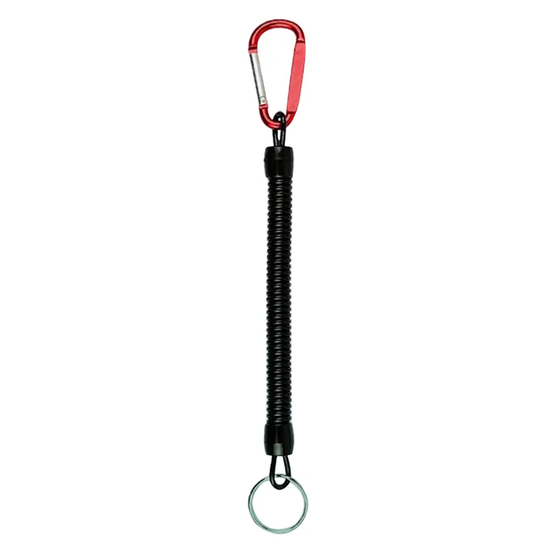OUTKIT Coiled Fishing Rod Rope with Reflective Thread for Secure Pole ...