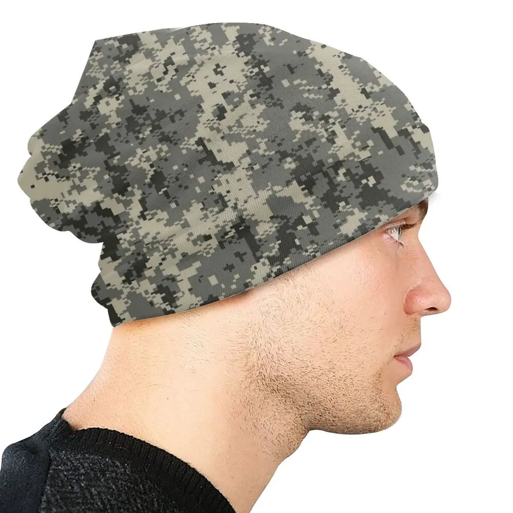 Camouflage Retro Vintage Classic Style Unisex Bonnet Winter Warm ...