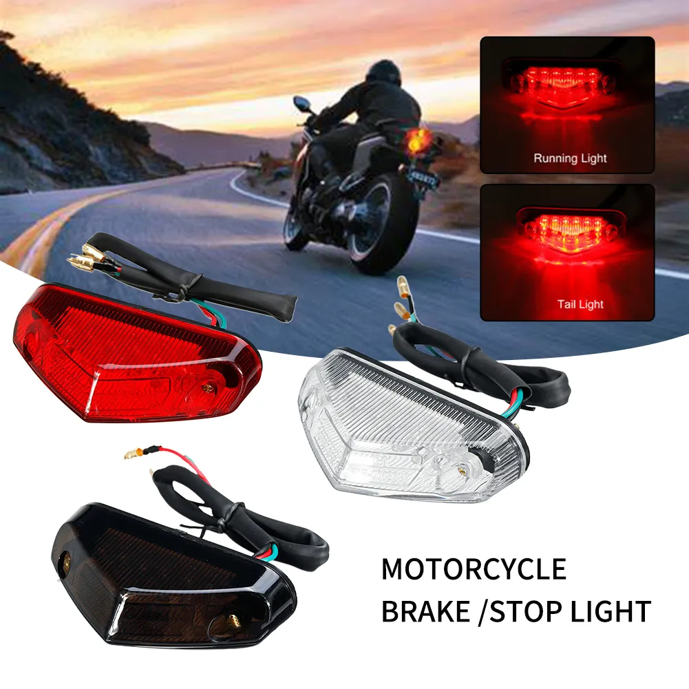 Universal Motorcycle 12V LED Brake Light Taillight Rear Stop Lamp for ...