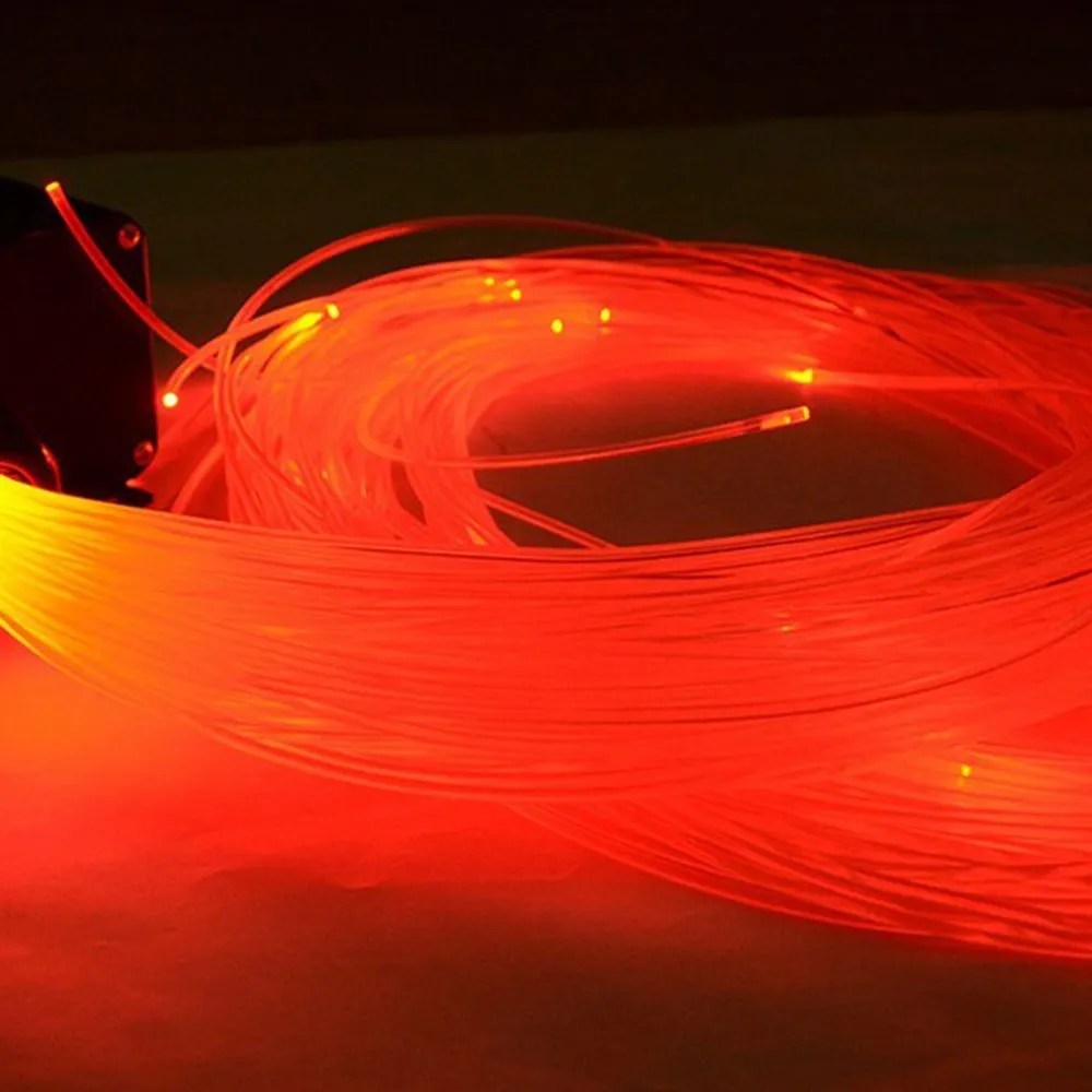 75 mm Plastic Fiber Optic Cable End Glow 164 ft 50 m PMMA Clear DIY for ...