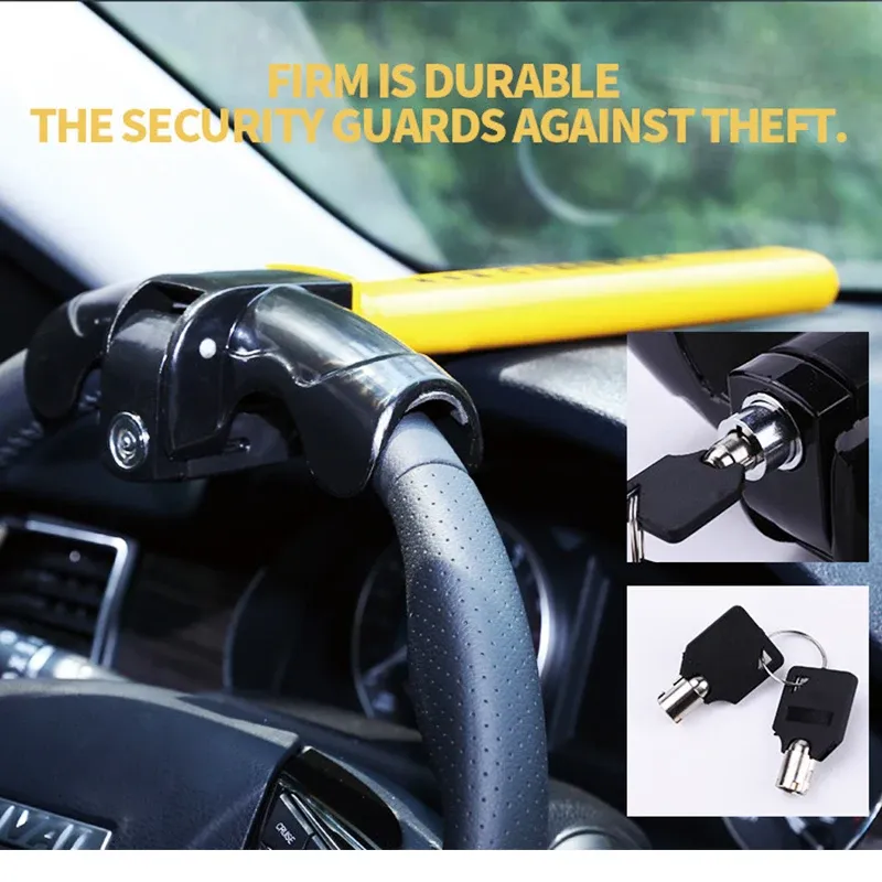 Car Steering Wheel Lock Heavy Locking Devices Duty Anti Theft Car/Van ...
