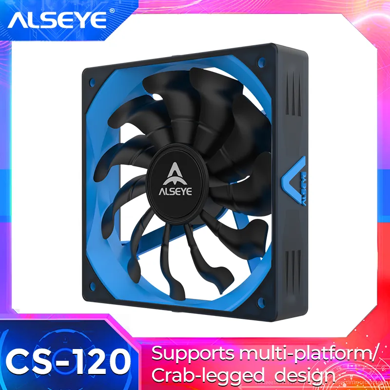 DHgate.com:ALSEYE 120mm PWM CPU Radiator PC Case Fan, Silent Cooling ...