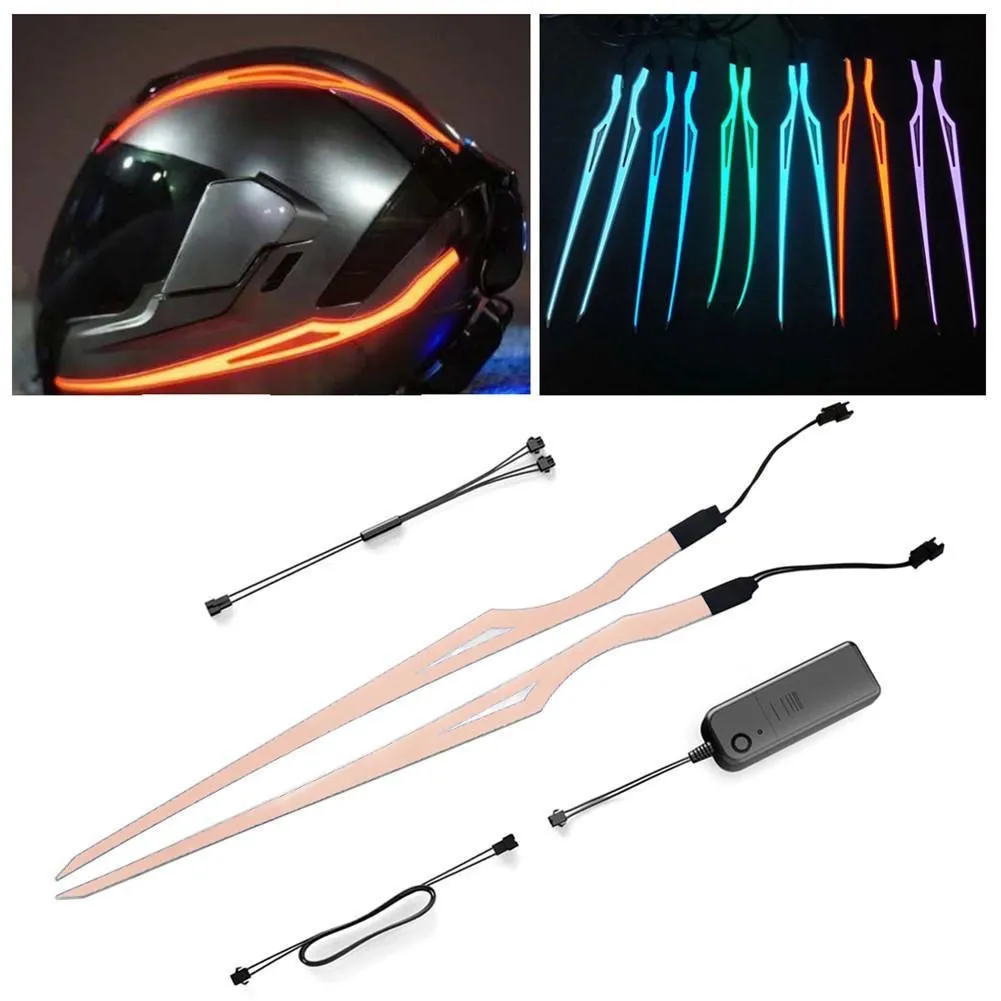 Multicolor Reflective Motorcycle LED Warning Light Film Strip Roll for ...