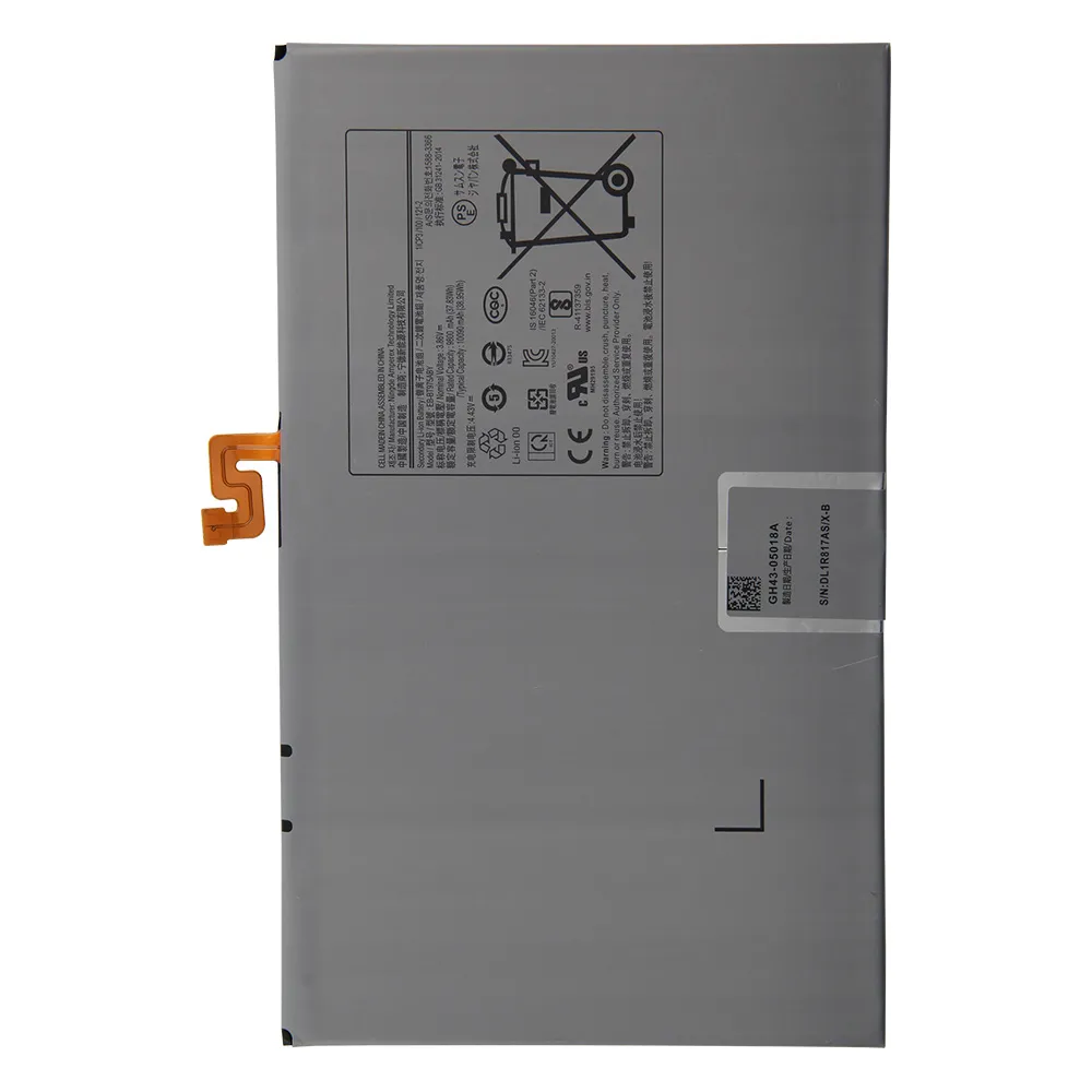 Replacement Battery EB-BT975ABY EB-BT875ABY for Samsung Galaxy Tab S7 ...