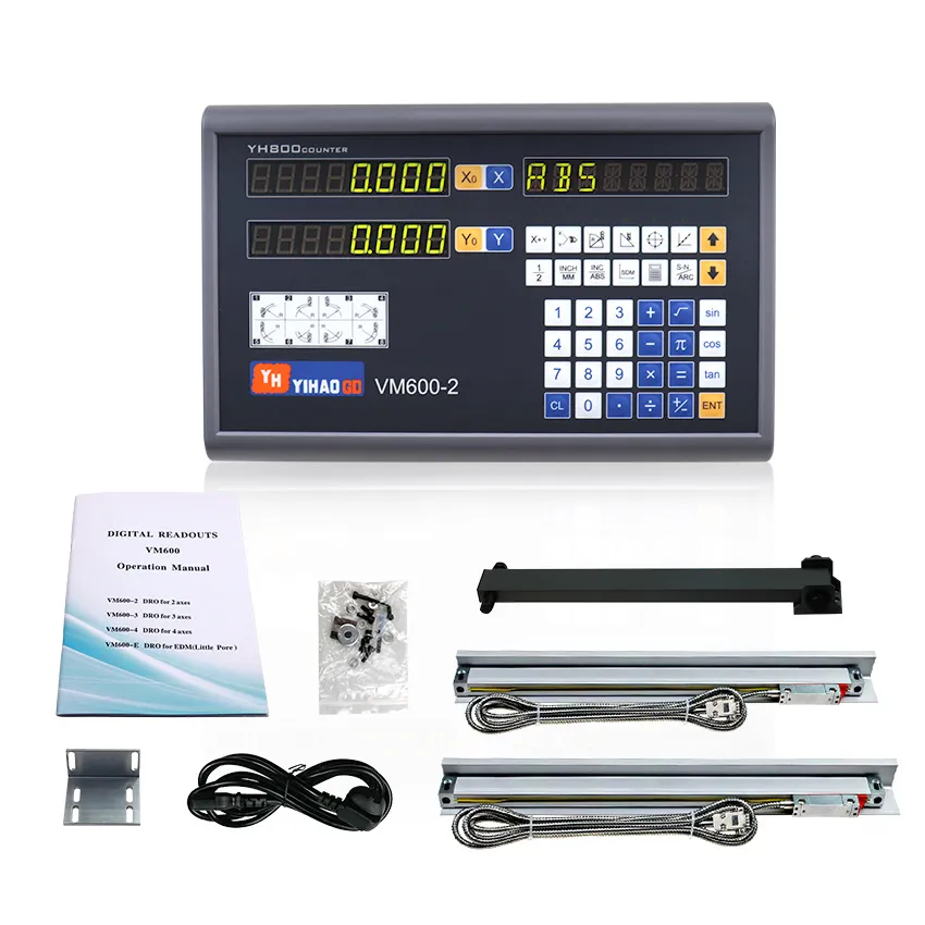 VM600-2 Digital Readout Kit with 5 Linear Encoder Scales 50mm to 1000mm ...