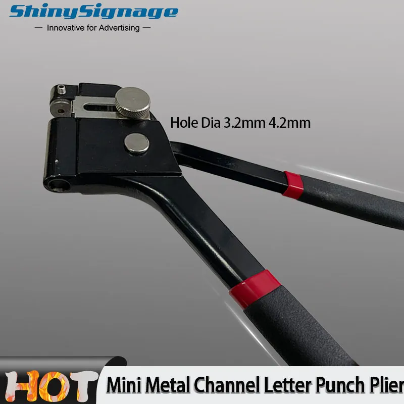 5mm SS Mini Metal Channel Letter Punch Plier, Sign Making Tool, Hole ...